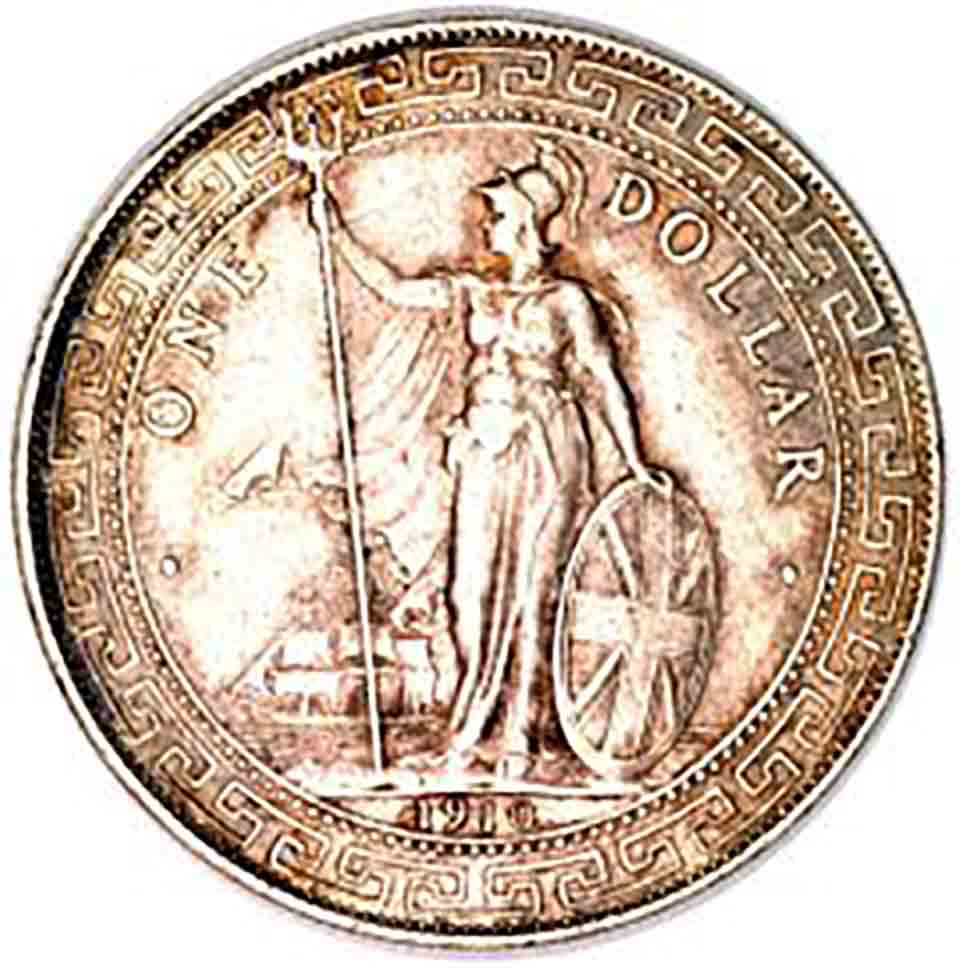 Britannia on British Trade Dollars | Chards